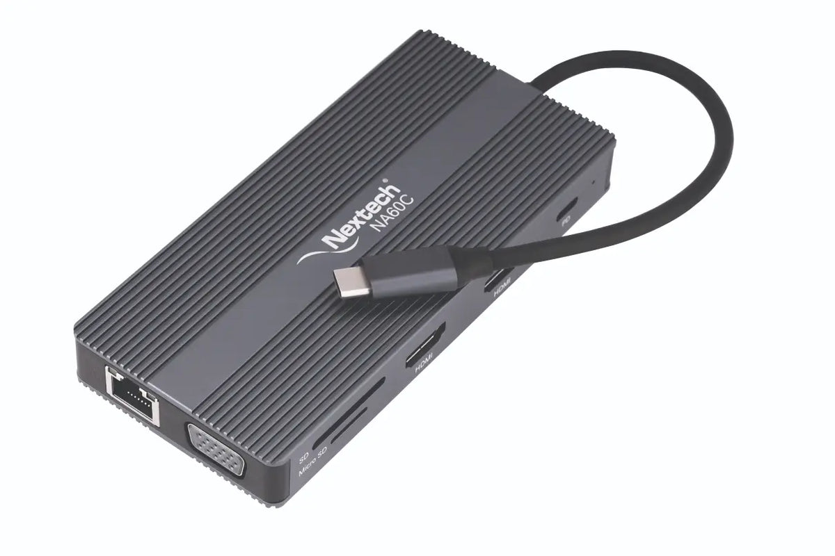 Nextech 12 In 1 Dual Hdmi Usb C Display Dock NA60C – BROOT COMPUSOFT LLP