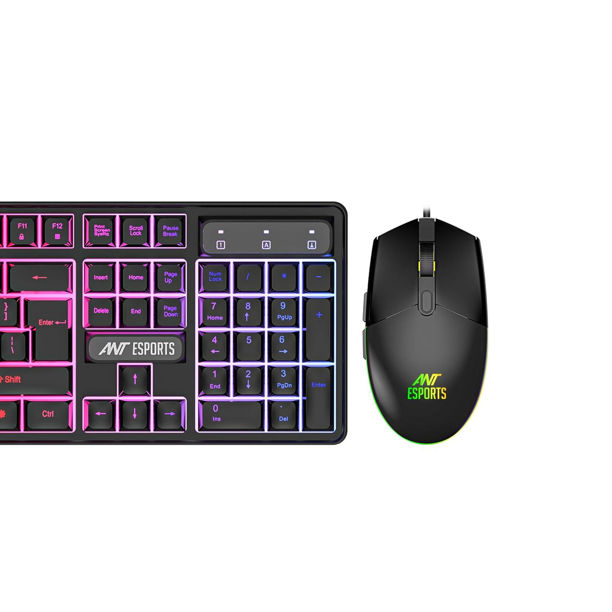 Ant Esports KM1650 Gaming Keyboard & Mouse Combo, Wired Backlit – BROOT ...