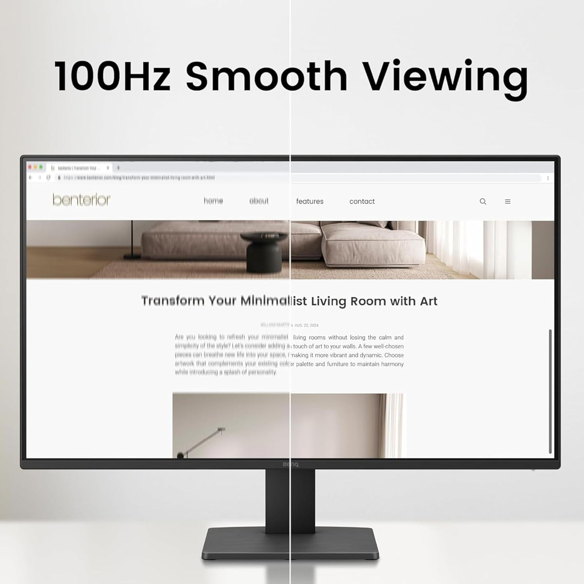 BenQ LED Monitor 24" FHD IPS 100Hz with HDMI GW2491 – BROOT COMPUSOFT LLP