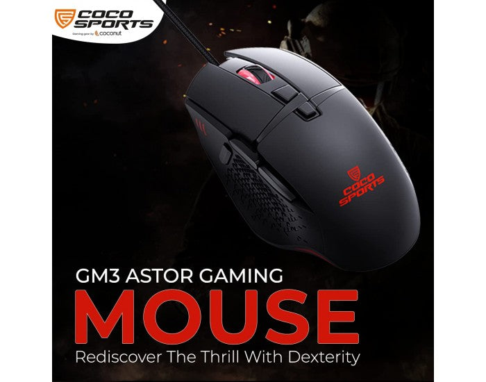 Coco Sports Gaming Mouse USB GM3 Astor – BROOT COMPUSOFT LLP