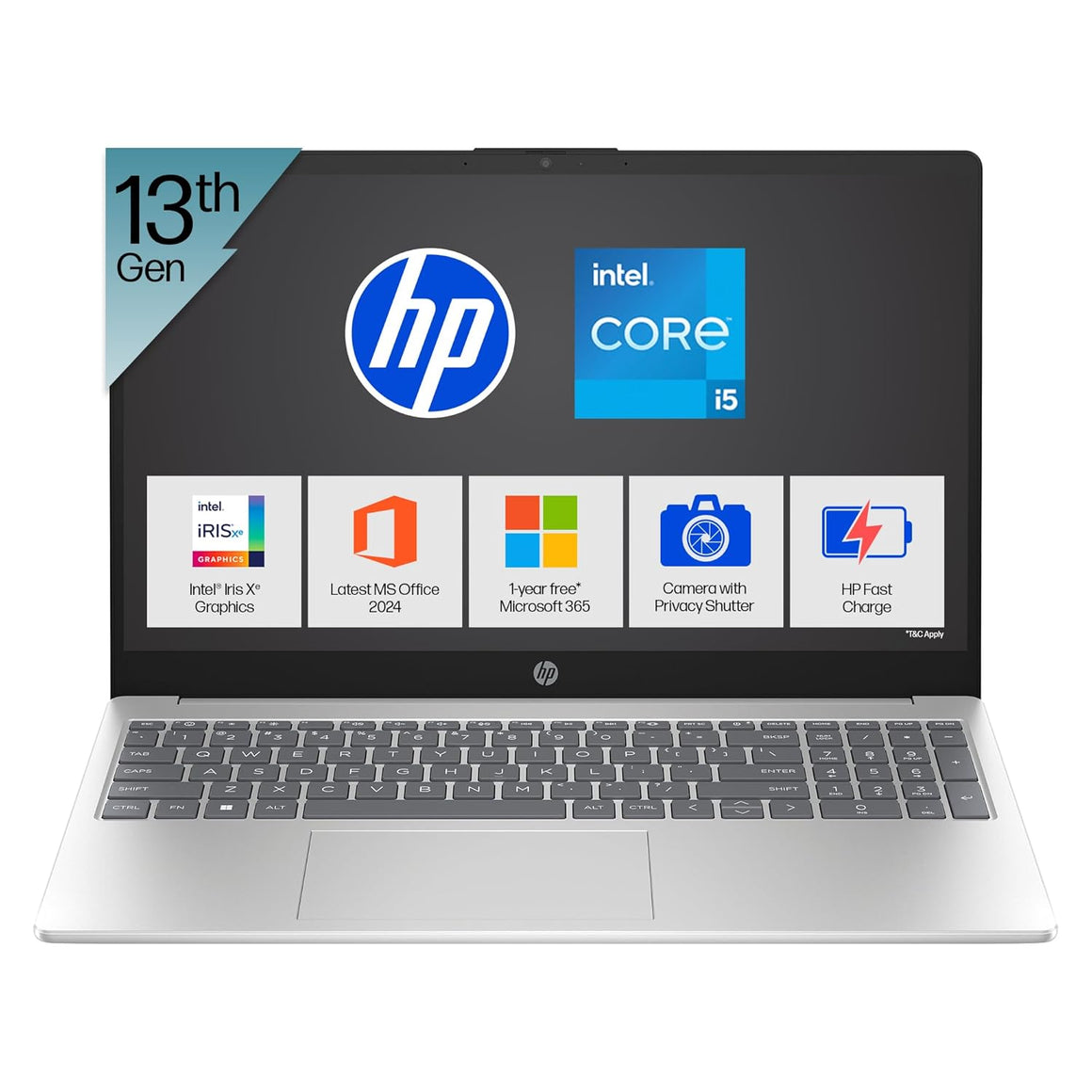 HP Laptop 15-fd0466TU 13th Gen Intel Core i5 Processor/8GB Ram/512GB S ...
