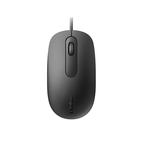 Rapoo N200 Wired Mouse Black – BROOT COMPUSOFT LLP