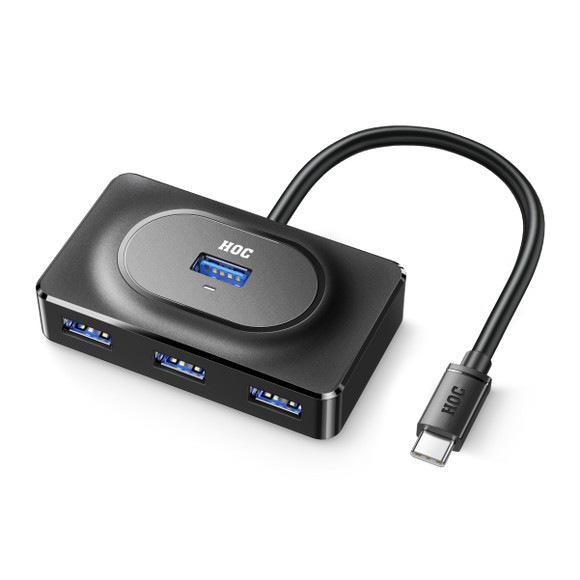 HOC Type C To USB 3.0 4 Port HUB – AGNI – BROOT COMPUSOFT LLP