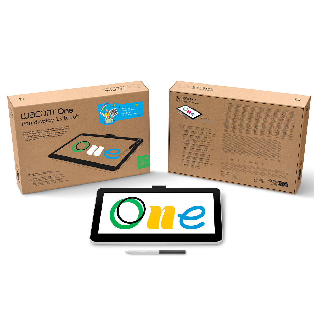 Wacom One 13 Touch Pen Display DTH134W1C – BROOT COMPUSOFT LLP