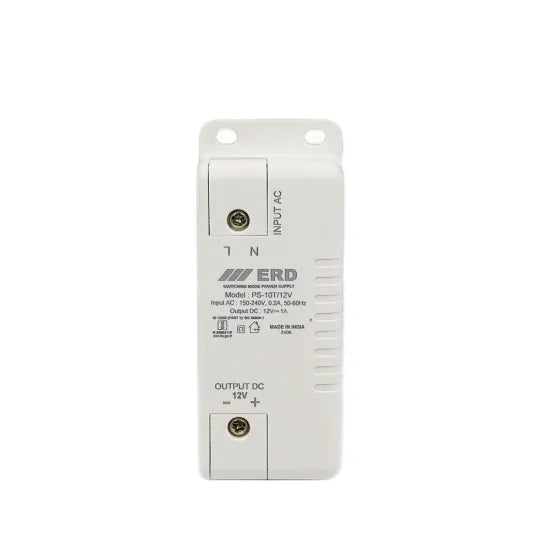 ERD Power Supply 12v/1a DC Output 1ch (PS10T) – BROOT COMPUSOFT LLP