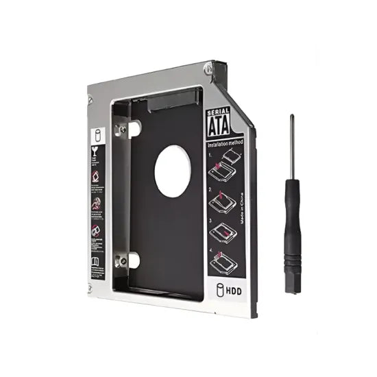 Ranz Caddy For Laptop 2nd Hard Drive Enclosure 12.5mm – BROOT COMPUSOFT LLP